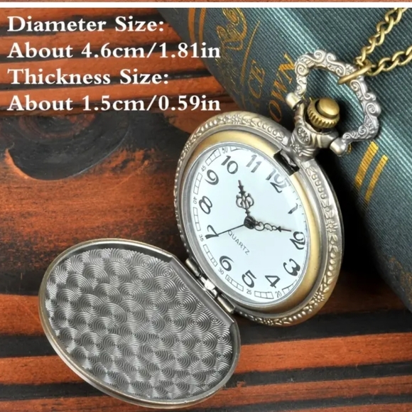 Accessories | New Skeleton Motorcycle Biker Quartz Pocket Watch | Poshmark